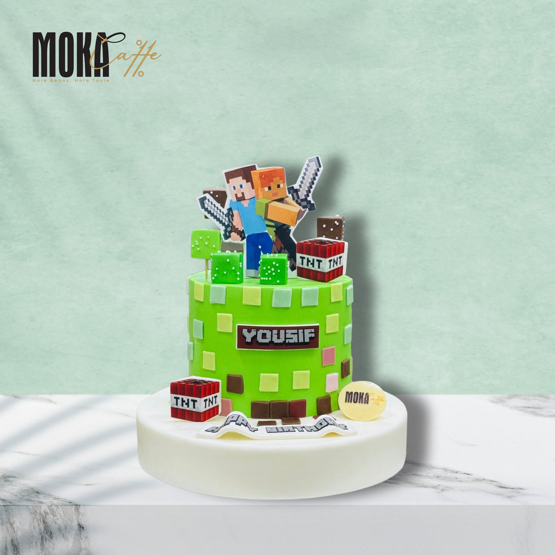 Minecraft Cake 1 – Moka Caffe
