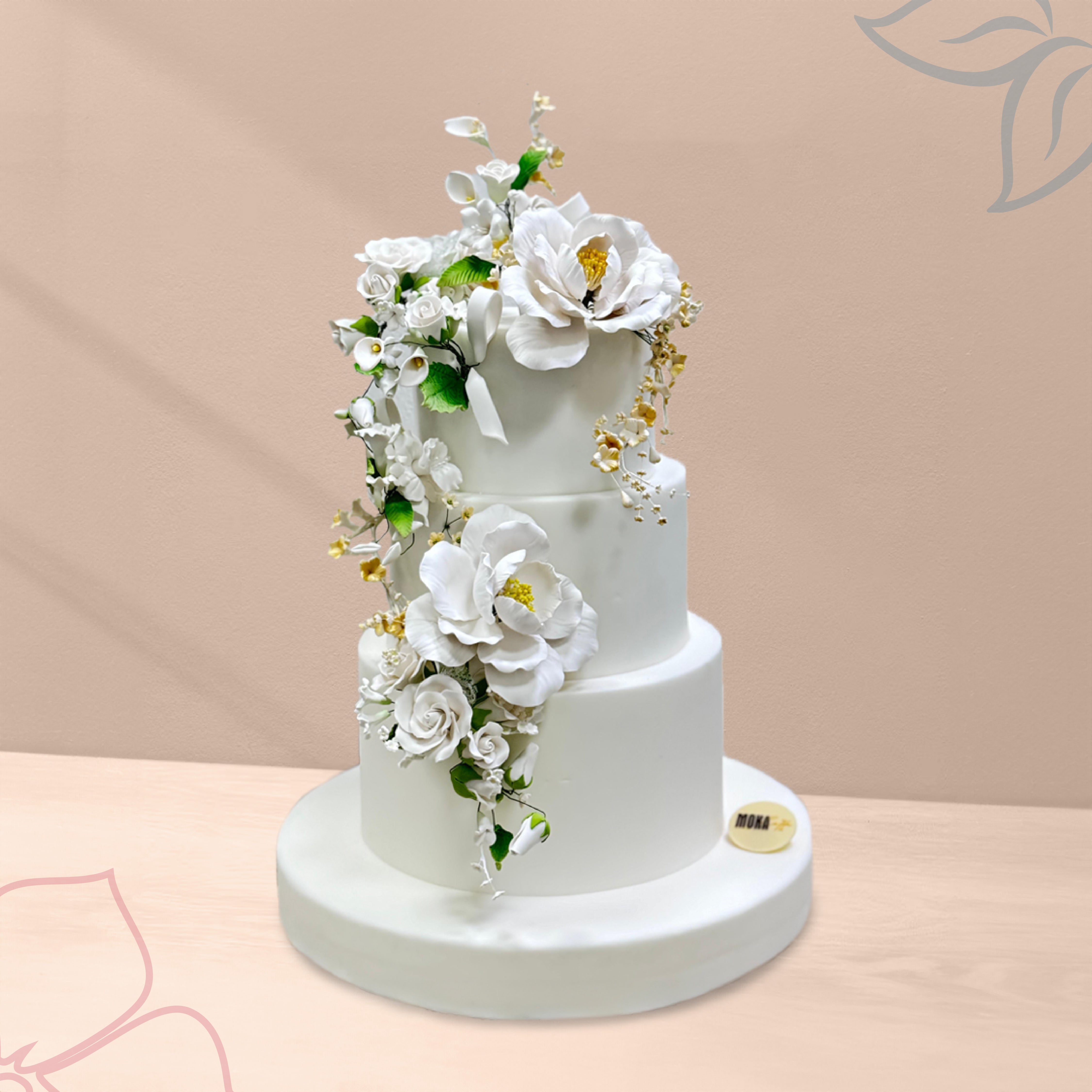 Mini Wedding Tiered Cake – Moka Caffe