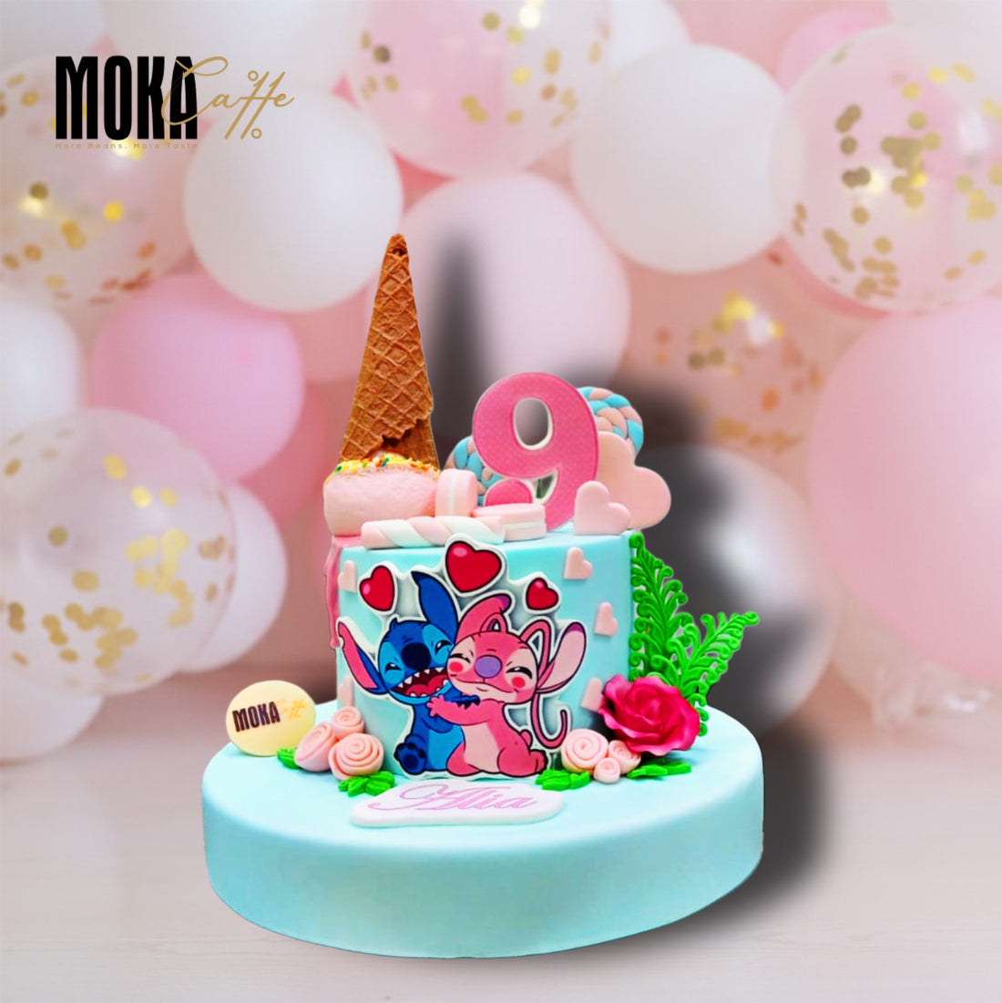 Lilo & Stitch Cake Design 18 – Moka Caffe